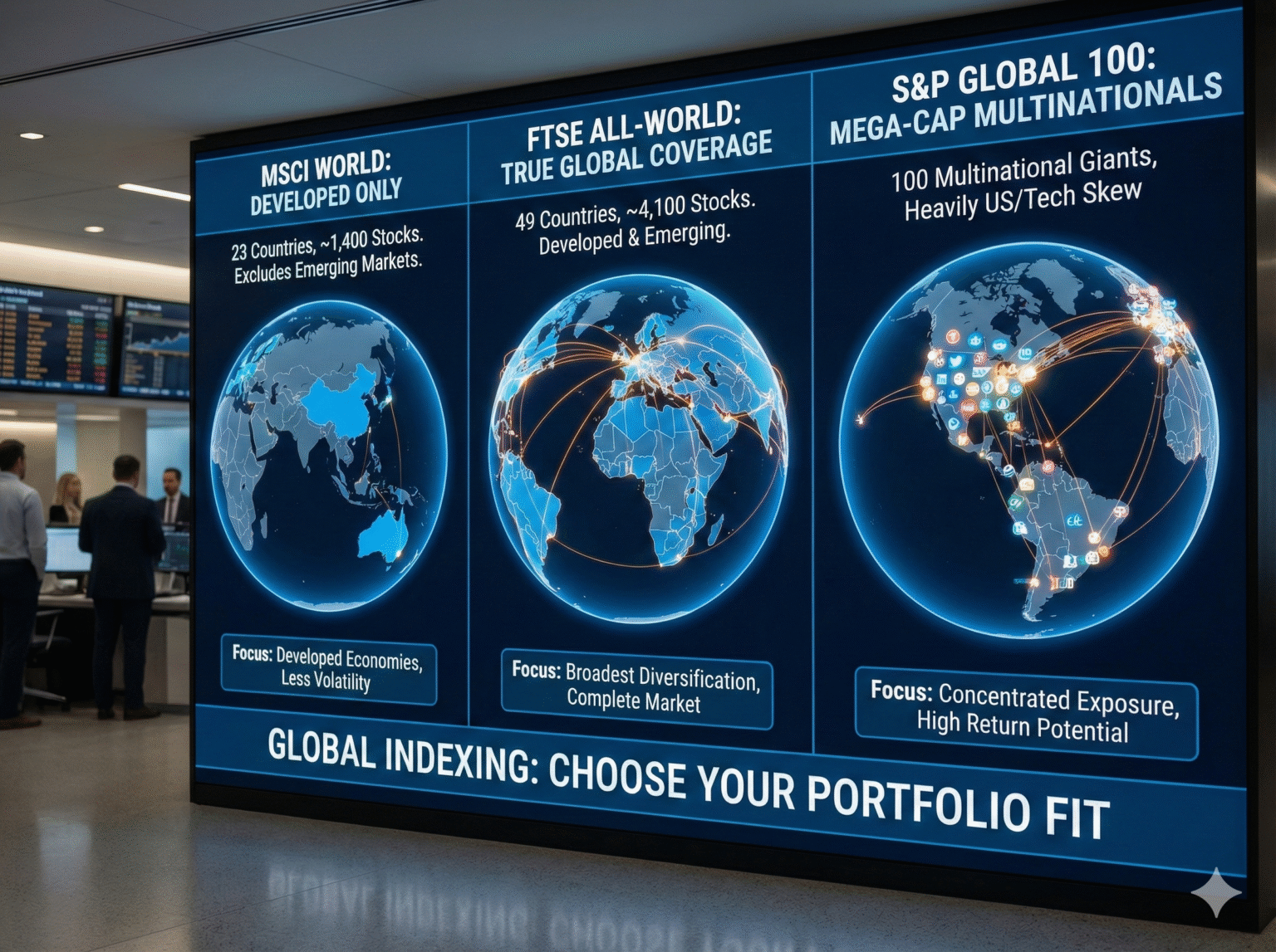 MSCI World vs. FTSE All-World: Best Global Index? - FTSE100